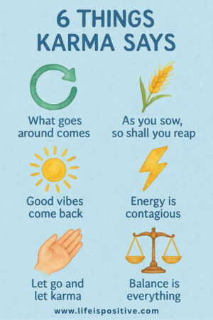 What Is Karma Really Trying to Teach You - Life is Positive
